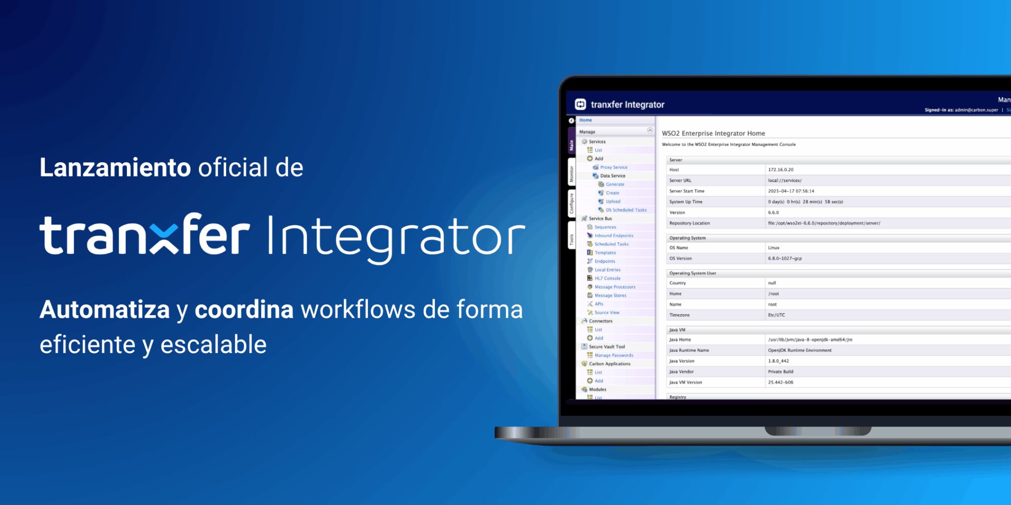Tranxfer Integrator: Integra. Automatiza. Escala - Tranxfer